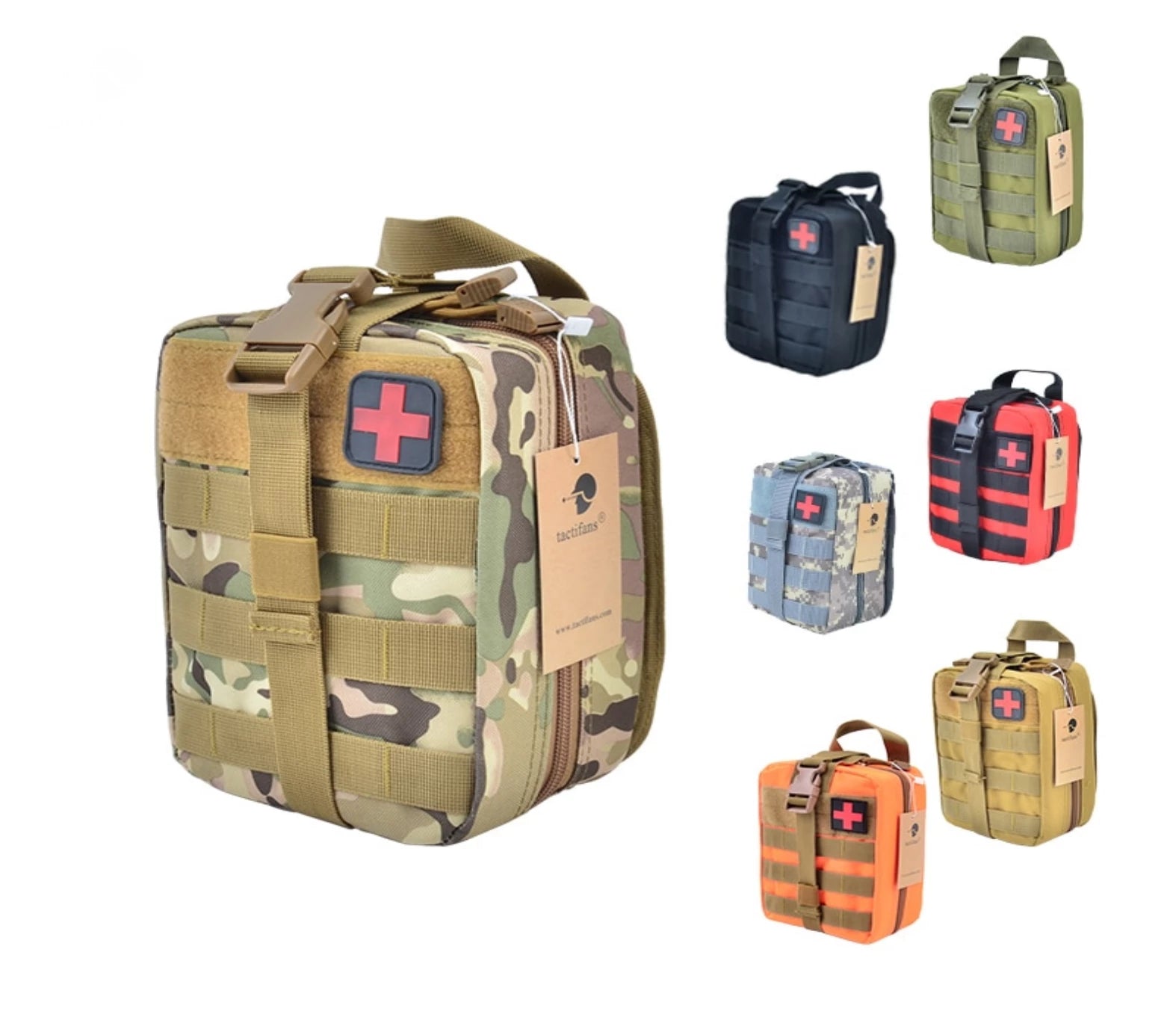 EMT First Aid Tactical Bag with Multi-functional (Variety of Colors ...